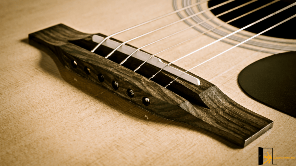 (Rare Feature) - 3 Acoustic Guitars With Adjustable Bridge & Saddle